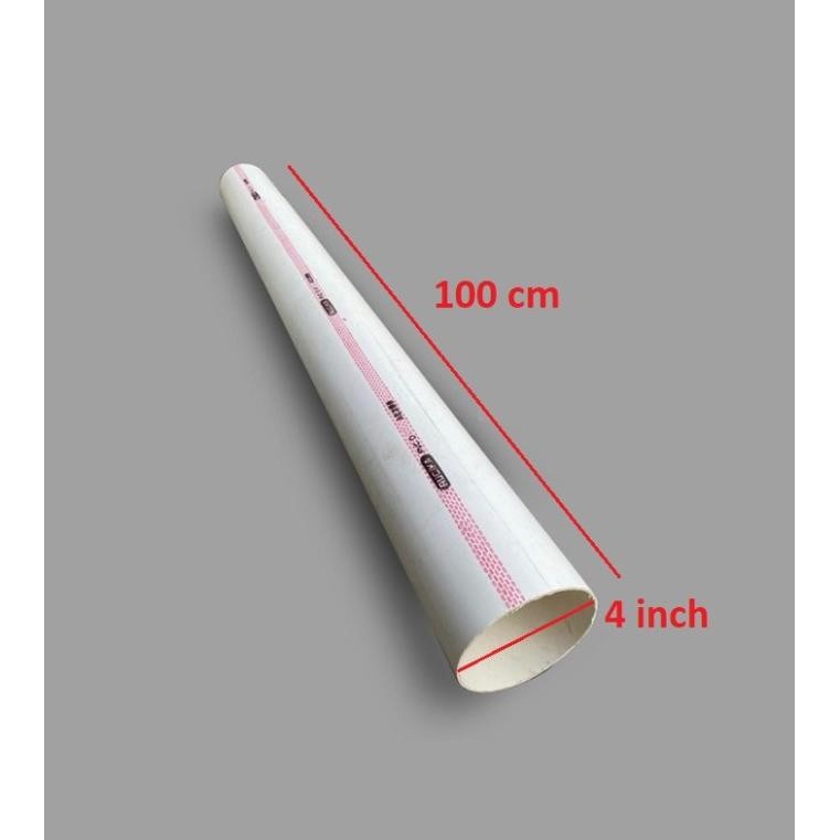 Jual Promo Pipa PVC Rucika Wavin 4" 4 in inci inch potongan 100cm 100 ...