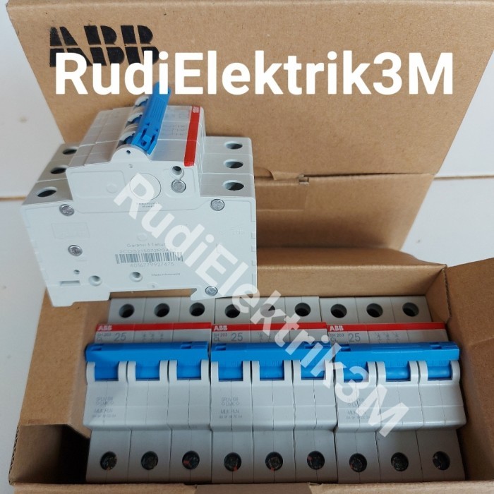 Jual Mcb 3 Phase Abb 25A Asli Pln | Shopee Indonesia