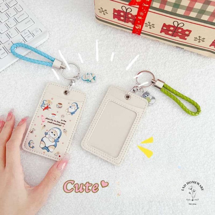 Jual Id Card Holder Aesthetic Premium Name Card Holder Card Holder ...