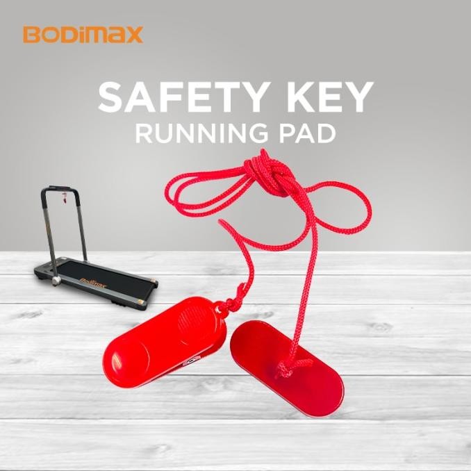 Jual new safety key bodimax running pad/treadmill/jogging machine ...