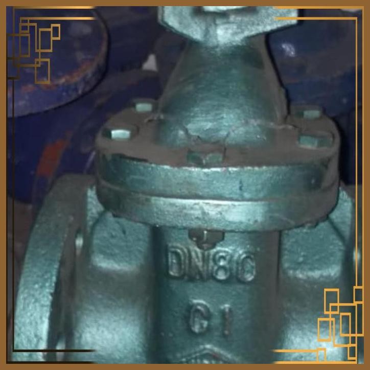 Jual [AST] GATE VALVE FLANGE 3INCH PN16 LUBANG 8 SHOWA | Shopee Indonesia