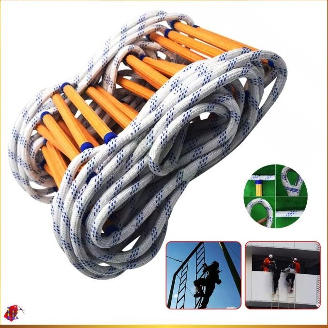 Jual Tangga Tali Kapal Tangga Monyet Gantung Darurat Fire Escape Ladder ...