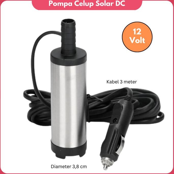 Jual POMPA CELUP LIGHTER DC 12V SOLAR PUMP PORTABLE SUBMERSIBLE POMPA AIR HARGA SPESIAL ...