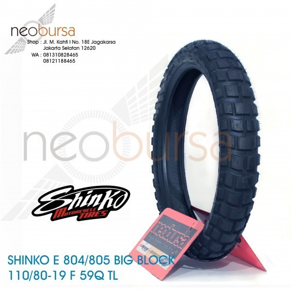 Jual Shinko E804 (F) 110/80-19 (59Q) Bigblock / Scrambler / Kustom ...