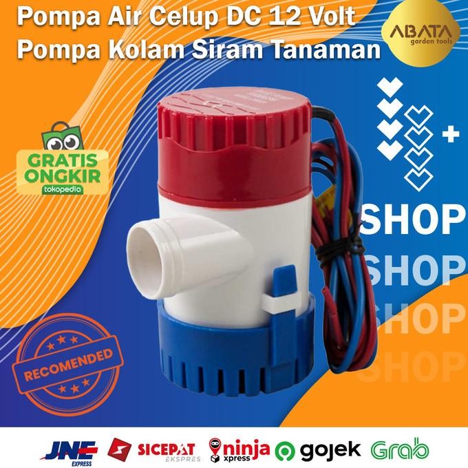 Jual POMPA AIR 12 VOLT DC SUBMERSIBLE WATER BILGE PUMP POMPA CELUP ...