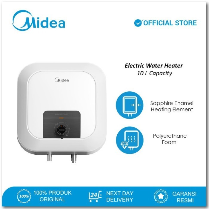 Jual Midea Water Heater D10-02VD1 Pemanas Air Listrik 10Liter | Shopee Indonesia