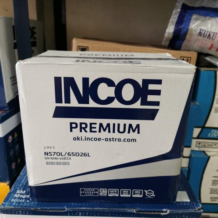 Jual TERMURAH - AKI BATERAI BASAH INCOE PREMIUM NS70L/65D26L GRS 3 BLN ...