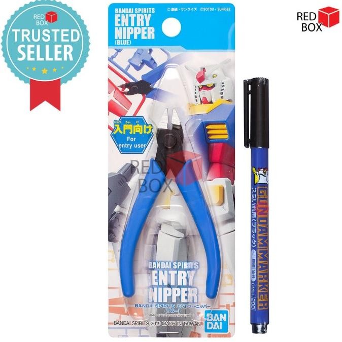 Jual Promo Basic Tools Set A Bandai Gundam Model Kit Nipper Marker Fine Tip Tool COD | Shopee ...