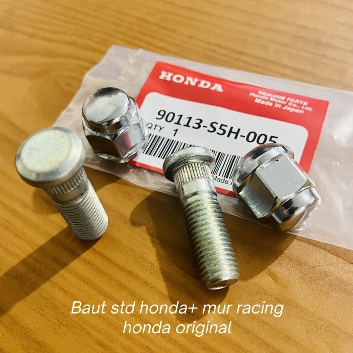 Jual Baut std honda+ racing honda original set | Shopee Indonesia