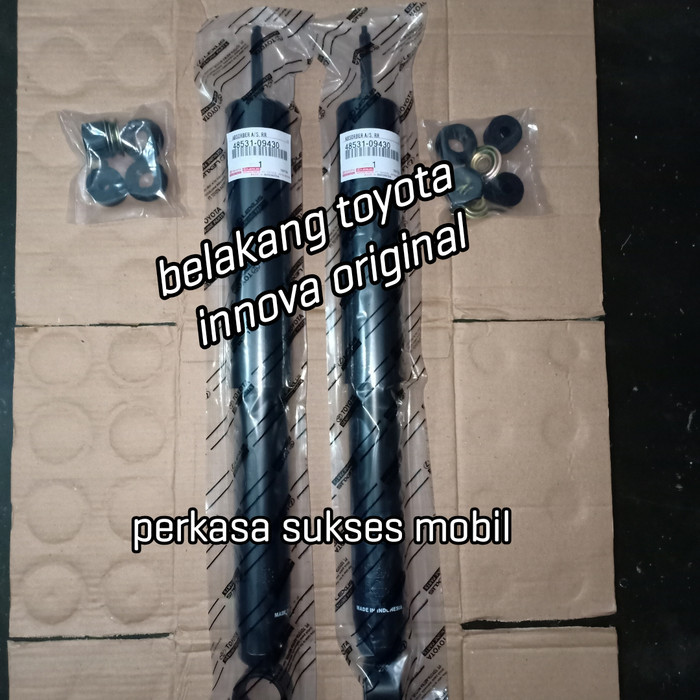 Jual shockbreaker shock absorber belakang innova asli toyota harga set ...