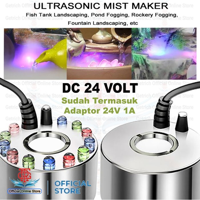 Jual PRODUK TERBATAS Mist Maker Humidifier Alat Pembuat Kabut Aquarium ...