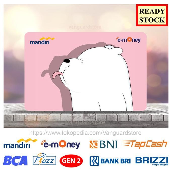 Jual Produk Baru!! Emoney Mandiri We Bare Bears Ice Bear Beruang Kutub ...