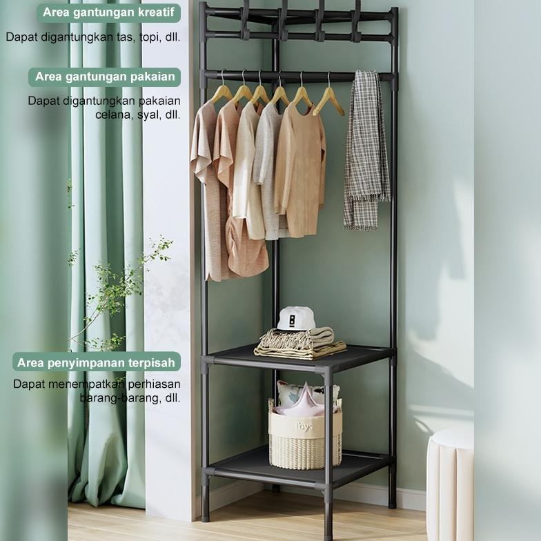 Jual Rak Baju Gantung Sudut Rak Hanger Sudut Stand Hanger Sudut ...