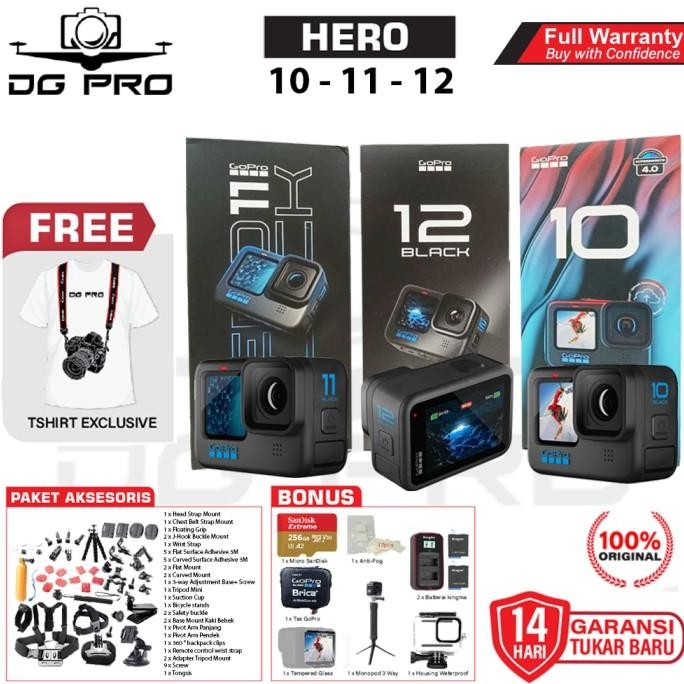 Jual Gopro Hero 9 Black - Go Pro Hero9 Black 5K - Ultra Smooth Paket Komplit Hero 12 Hero 11 ...
