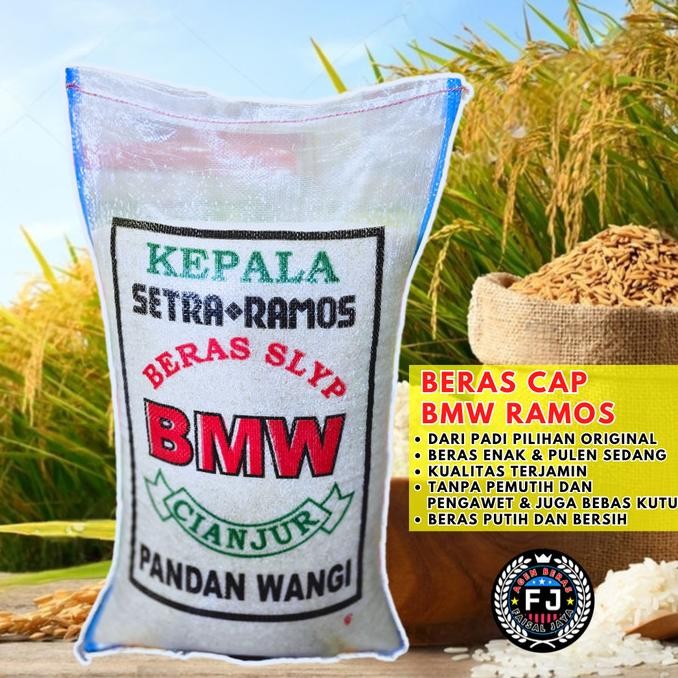 Jual Beras Cap Setra Ramos Bmw 25Kg, 20Kg, 10Kg, 5Kg Original | Shopee Indonesia