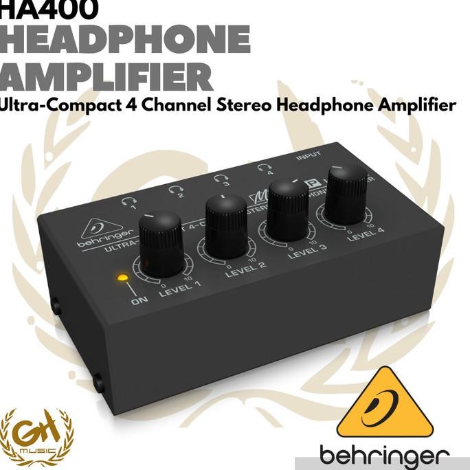 Jual Behringer Ha400 Ultra-Compact 4 Channel Stereo Headphone Amplifier ...