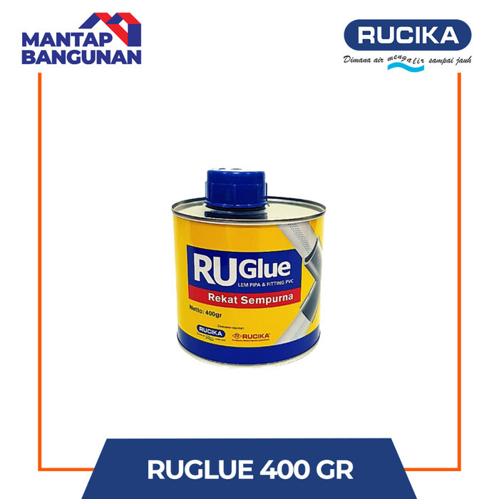 Jual Ruglue Rucika 400 Gr Lem Pipa & Fitting PVC | Shopee Indonesia