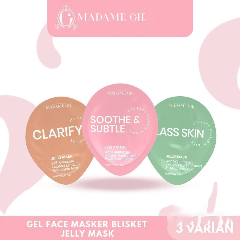 Jual Madame Gie Jelly Mask - Masker Jelly - Masker Wajah | TnT Beauty ...
