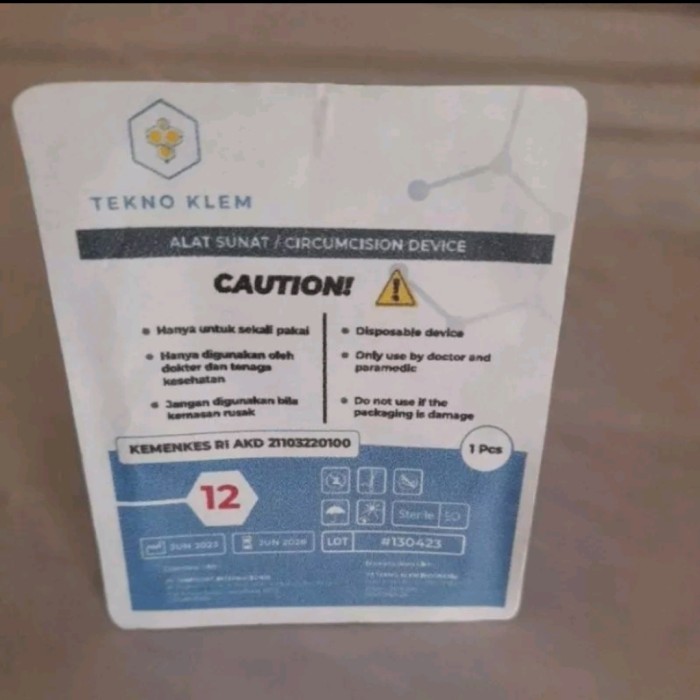 Jual Alat Sunat Modern Tekno Klem Sunat Cetak Lem Bukan Mahdian Klamp ...