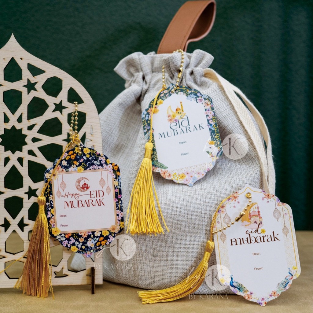 Jual [20 Pcs][Design 2025] Hangtag Lebaran / Kartu Ucapan Idul Fitri ...