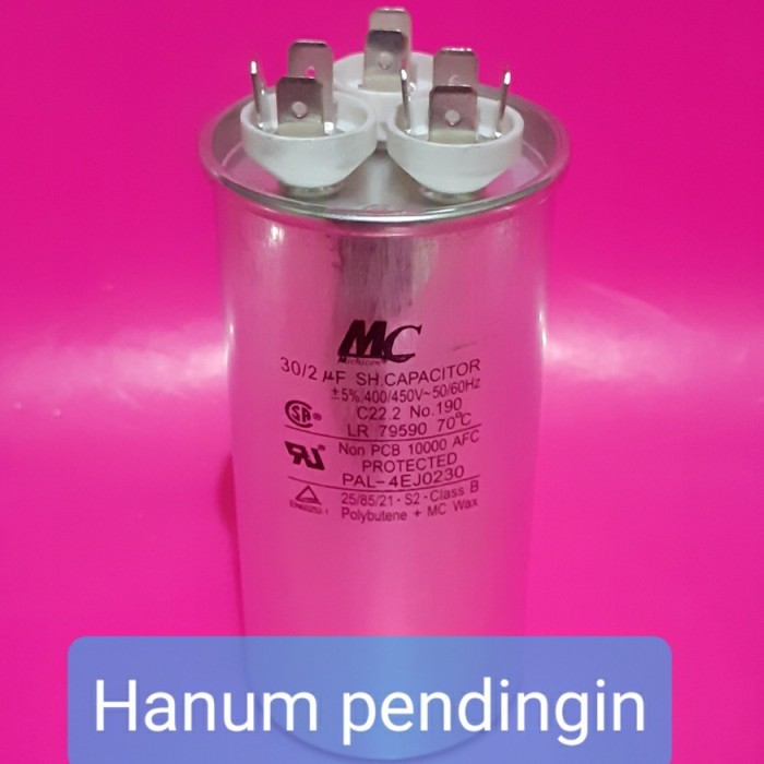 Jual Kapasitor running 30/2 uf merk MC | Shopee Indonesia
