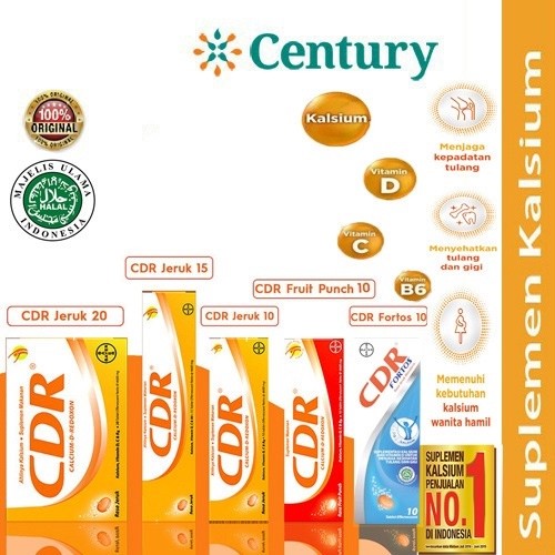 Jual CDR Rasa Jeruk 10 ,15 ,20 (Twinpack) Tab, Fortos 10 Tab/ Rasa ...