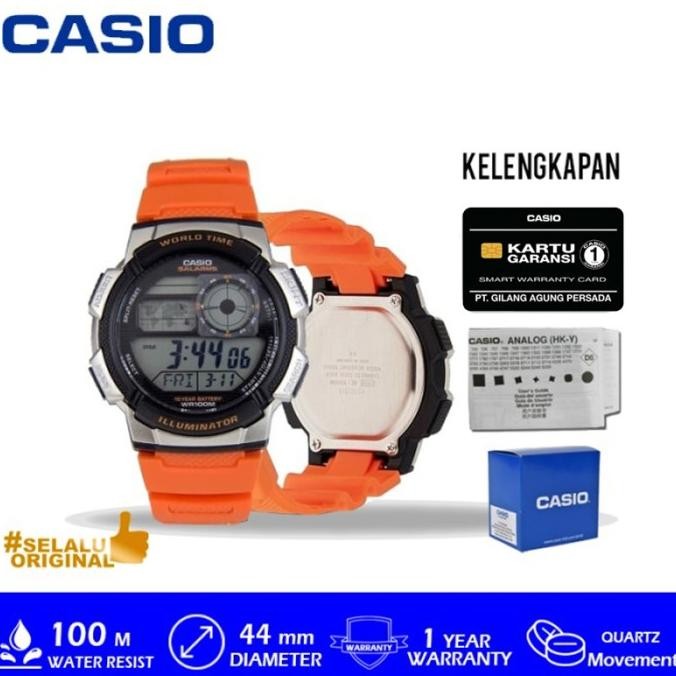 Jual Casio General Ae-1000W-4Bvdf / Ae 1000W 4Bvdf / Ae1000W Original | Shopee Indonesia