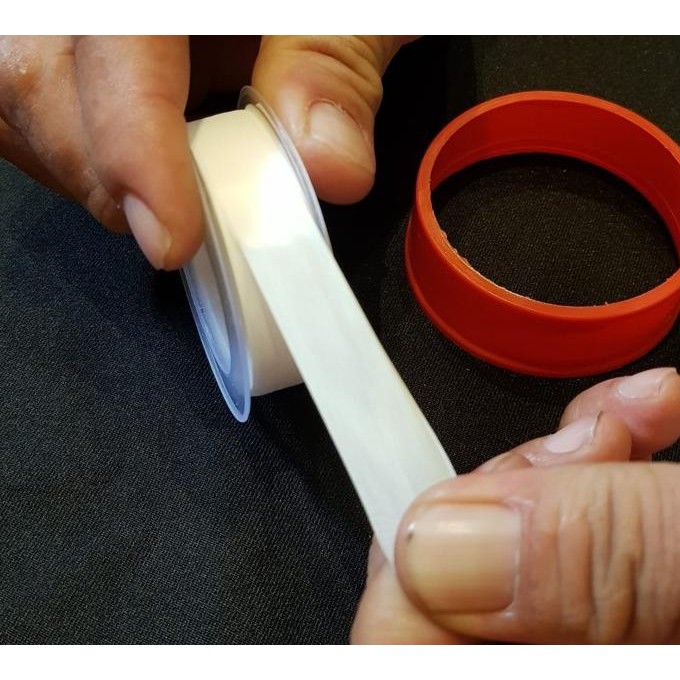 Jual Seal Tape Solasi Air Pipa Paralon PVC Isolasi Putih Siltip Seltip ...