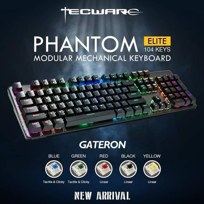 Jual Produk Baru!! Mechanical Keyboard Tecware / Techware Phantom Elite ...