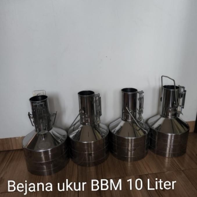 Jual Bejana Ukur Bbm Spbu Merk Db 20 Liter Stainlis Steel Kalibrasi ...