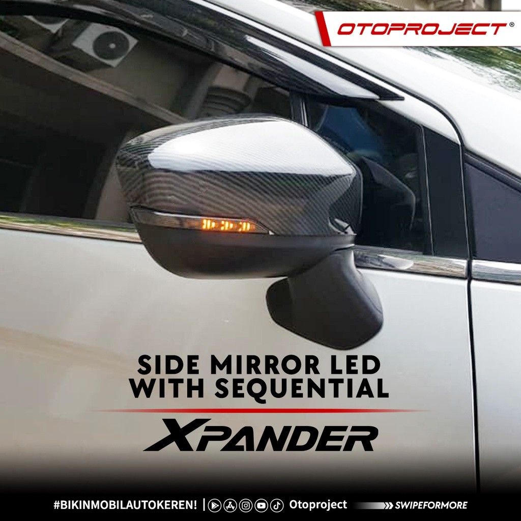 Jual Otoproject - Side Mirror LED With Squential Xpander | Shopee Indonesia