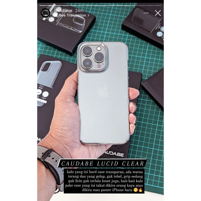 Jual Caudabe Lucid Clear Case Iphone 13 Pro Max 13 Casing Magsafe ...