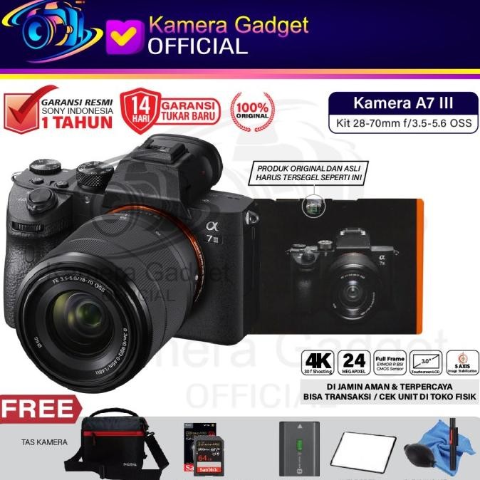 Jual Sony Alpha A7 Iii Kit Fe 28-70Mm F3.5-5.6 Oss - Sony A7Iii ...