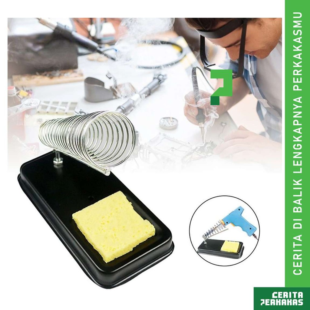 Jual Solder Dudukan Persegi 126mm x 60mm CP / Tatakan Stand Kotak ...