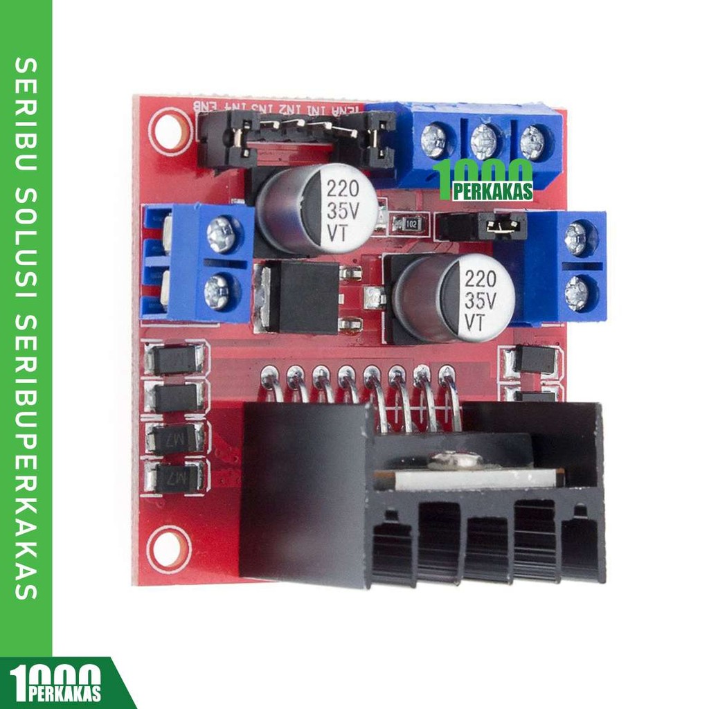 Jual 1P Dual Motor Driver Board L298N / Modul L298 H Bridge DC Stepper ...