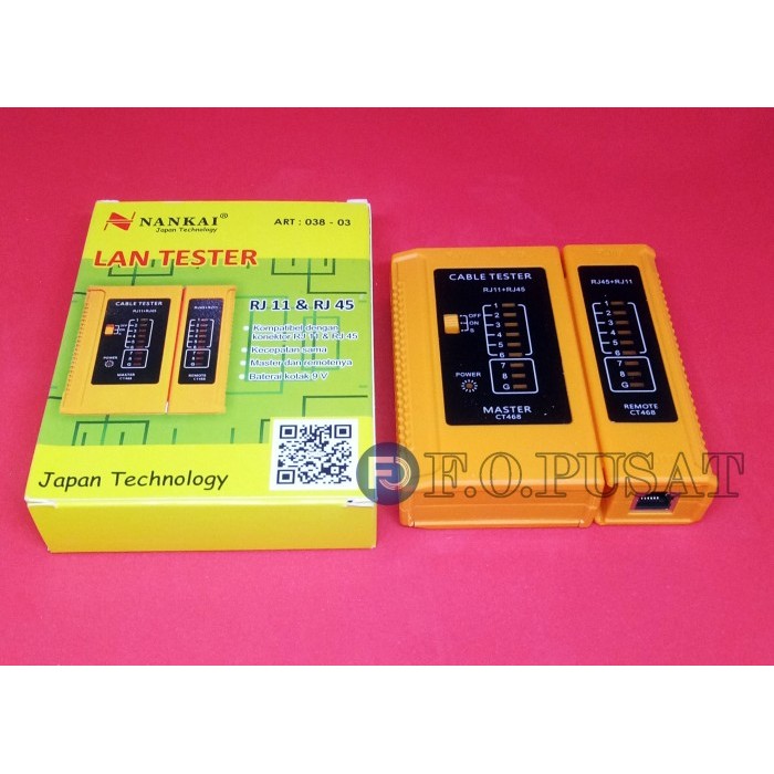 Jual Lan Tester NANKAI Alat Penguji Kabel Lan RJ45 RJ11 | Shopee Indonesia