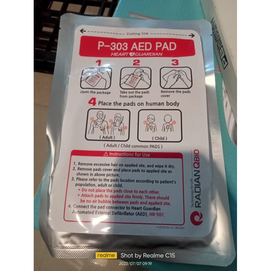 Jual Pad AED Heart Guardian | Shopee Indonesia