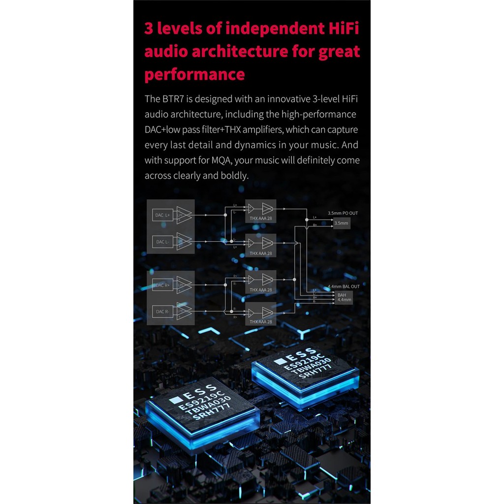 Jual FiiO BTR7 / BTR 7 HiFi DAC THX Portable Bluetooth Amplifier | Shopee Indonesia