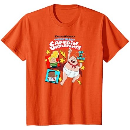 Jual Kaos Captain Underpants The First Epic Movie Tra-la-laaaa! Kaos ...