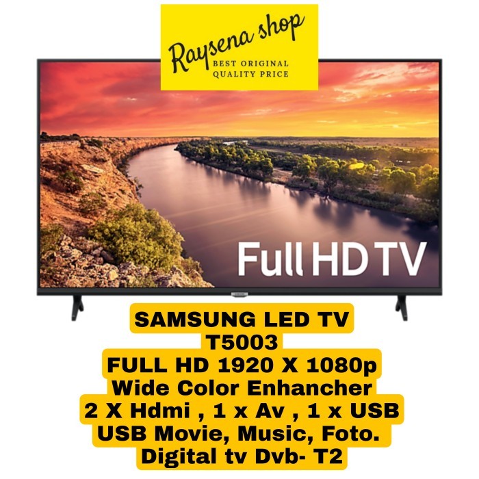 Jual Samsung 43T5003 / Ua43T5003 Full Hd Digital Tv 43 Inch | Shopee Indonesia