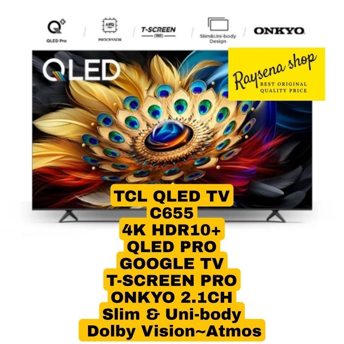 Jual Tcl 65C655 Qled Pro 4K Google Tv 65 Inch | Shopee Indonesia