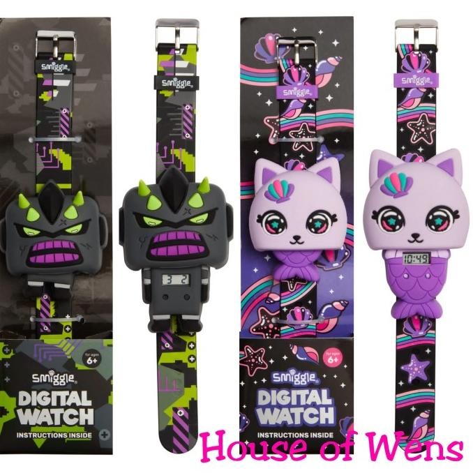 Jual Smiggle Mash Junior Character Watch Original - Jam Smiggle ...