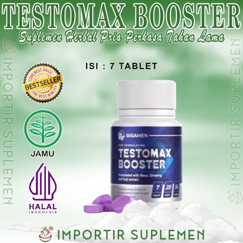 Jual Testomax Booster Asli Original Malaysia Permen Suplemen Pria ...