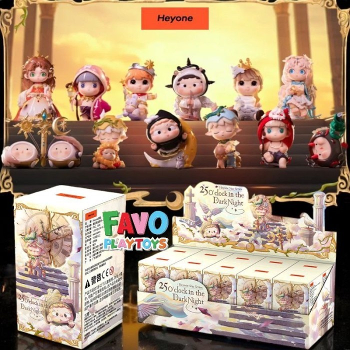 Jual Ready HEYONE Star Series 25 O'clock In The Dark Night Blind Box ...