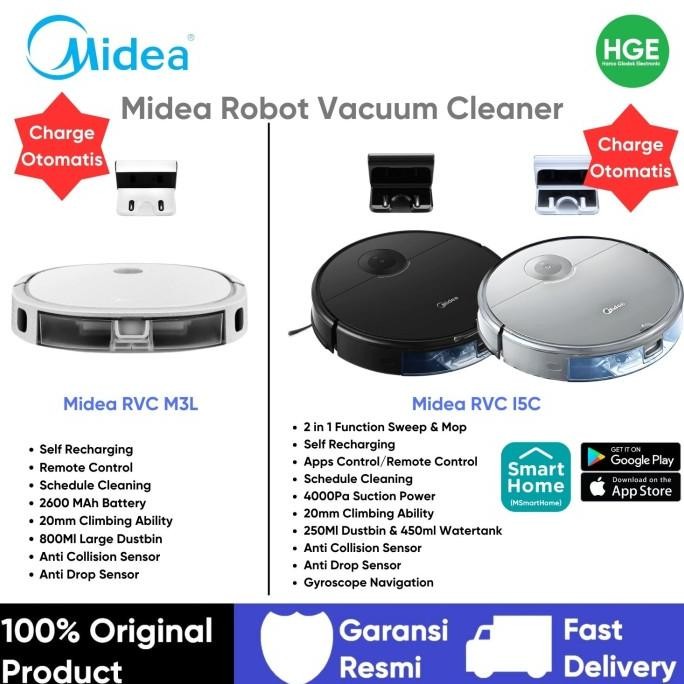 Jual Midea Smart robotic Vacuum Cleaner ,Vacuum Robot Electronic ...