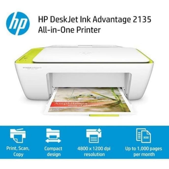 Jual Printer Hp Deskjet 2135 Ink Advantage - New Original | Shopee Indonesia