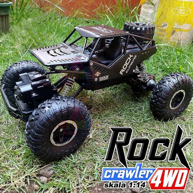 Jual RC Rock Crawler 4WD Besar 1:14 Remote Control Car Jeep Offroad 4x4 - Mobil Remot Kontrol ...