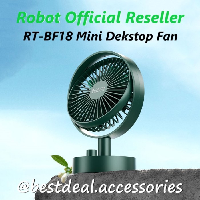 Jual Robot Rt-Bf18 Mini Dekstop Fan Kipas Angin Meja (New Rt-Bf12 Rt ...