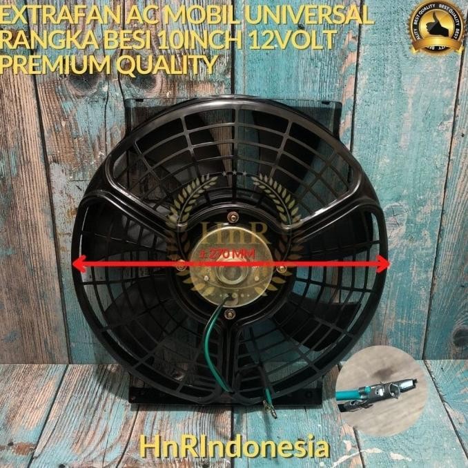 Jual Extrafan Extra Fan Kipas Ac Mobil Rangka Besi Tiup Hisap Fan Ac ...