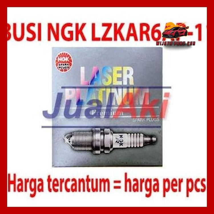 Jual BUSI NGK LASER PLATINUM LZKAR6AP-11 SPARK PLUG NGK LZKAR6AP11 ...